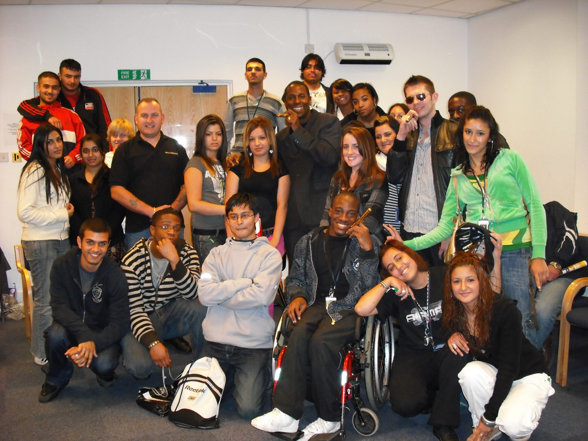 Laban with Enfield college business graduates - Goldgenie Official Blog
