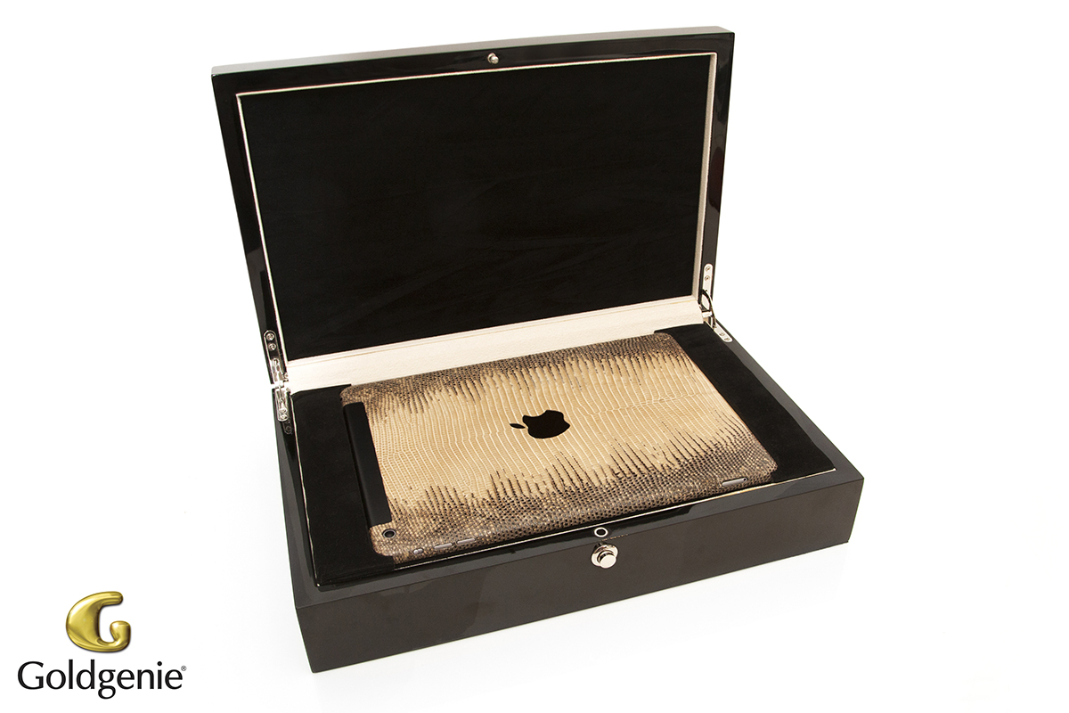Beige-python-ipad-box - Goldgenie Official Blog