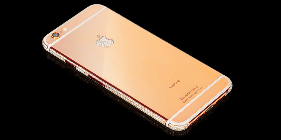 Diamond Rose Gold iPhone 6 1 - Goldgenie Official Blog