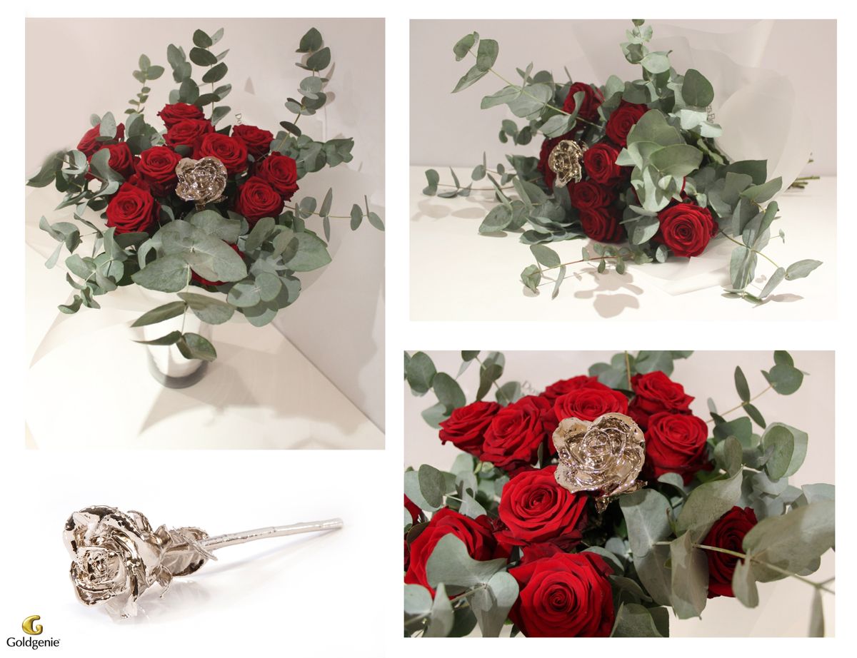 Goldgenie-Dozen-Bouquet-Platinum - Goldgenie Official Blog