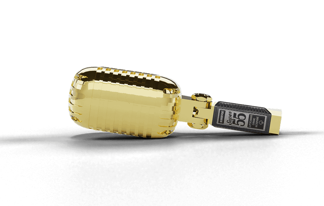 24K Gold Microphones Collection | Goldgenie® Luxury Audio