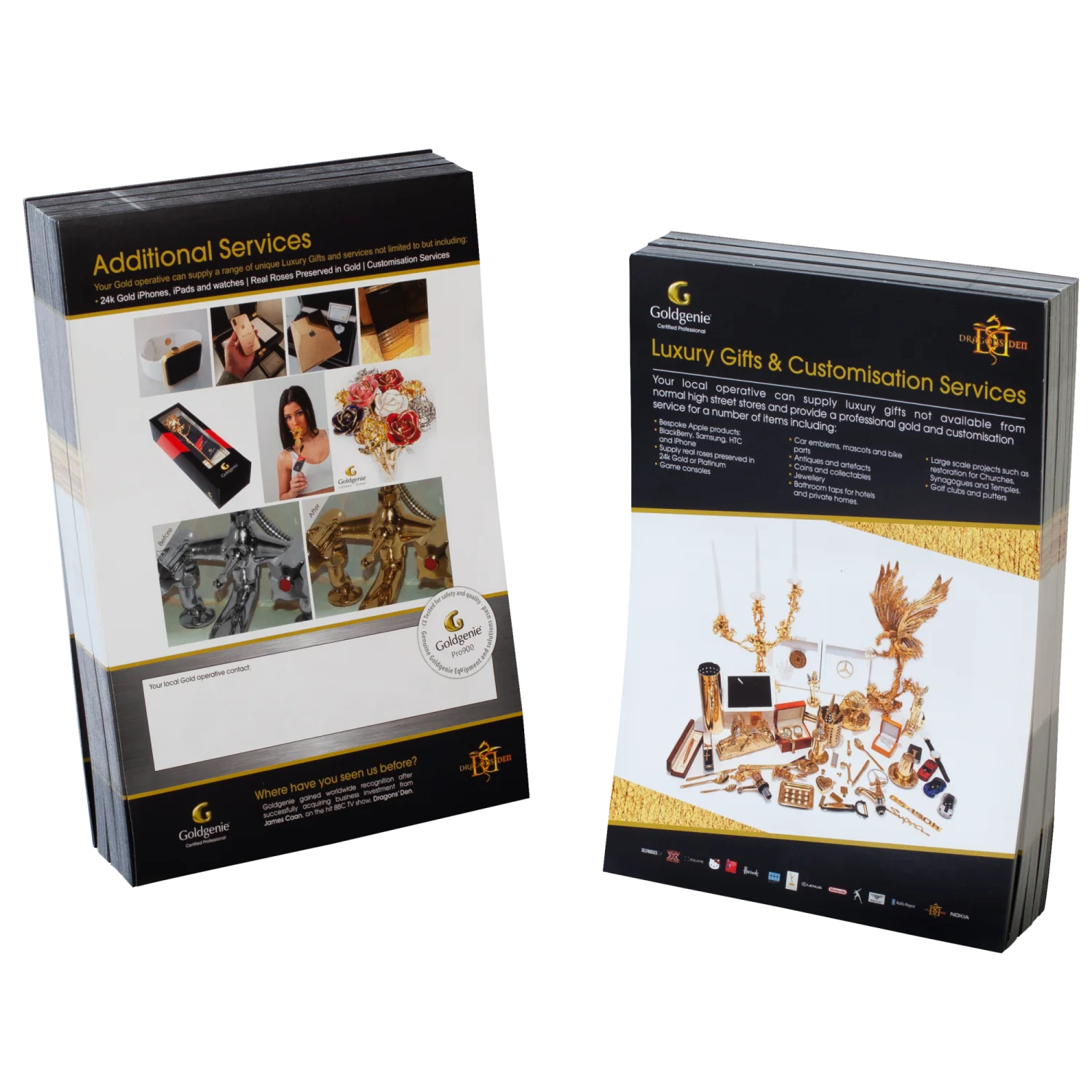 Full Colour Marketing Leaflets - Goldgenie
