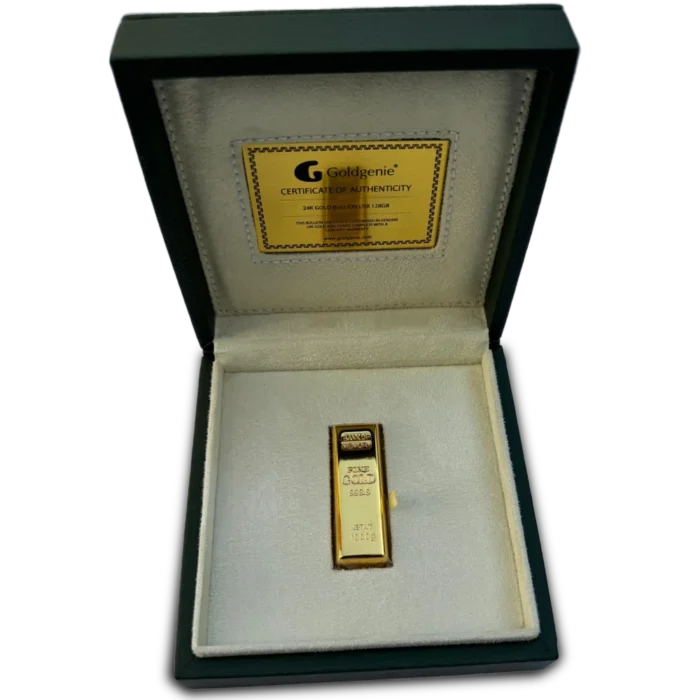 Luxury 24k Gold Plated 128GB USB Stick | Goldgenie Exclusive