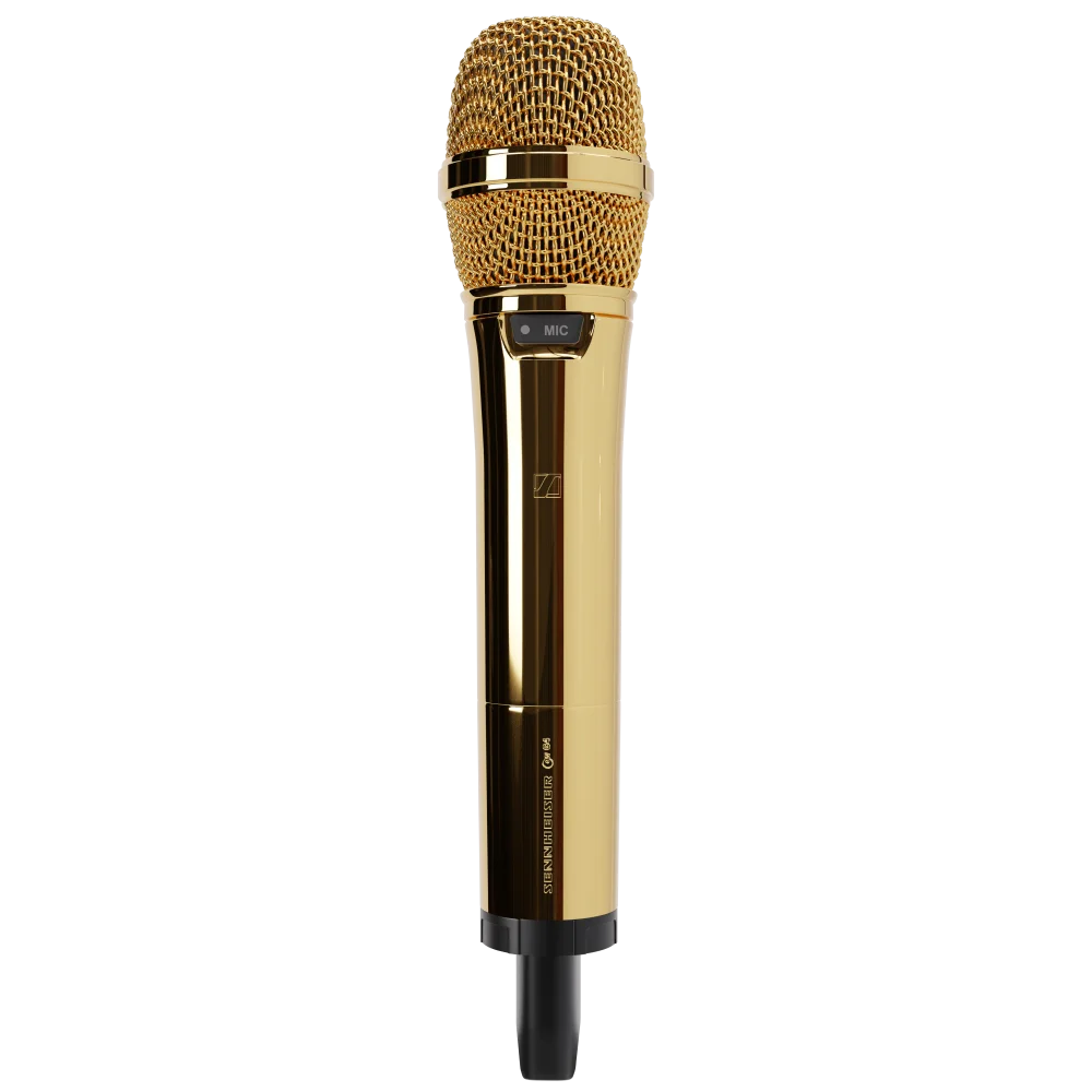 24k Gold Sennheiser Microphone - Goldgenie