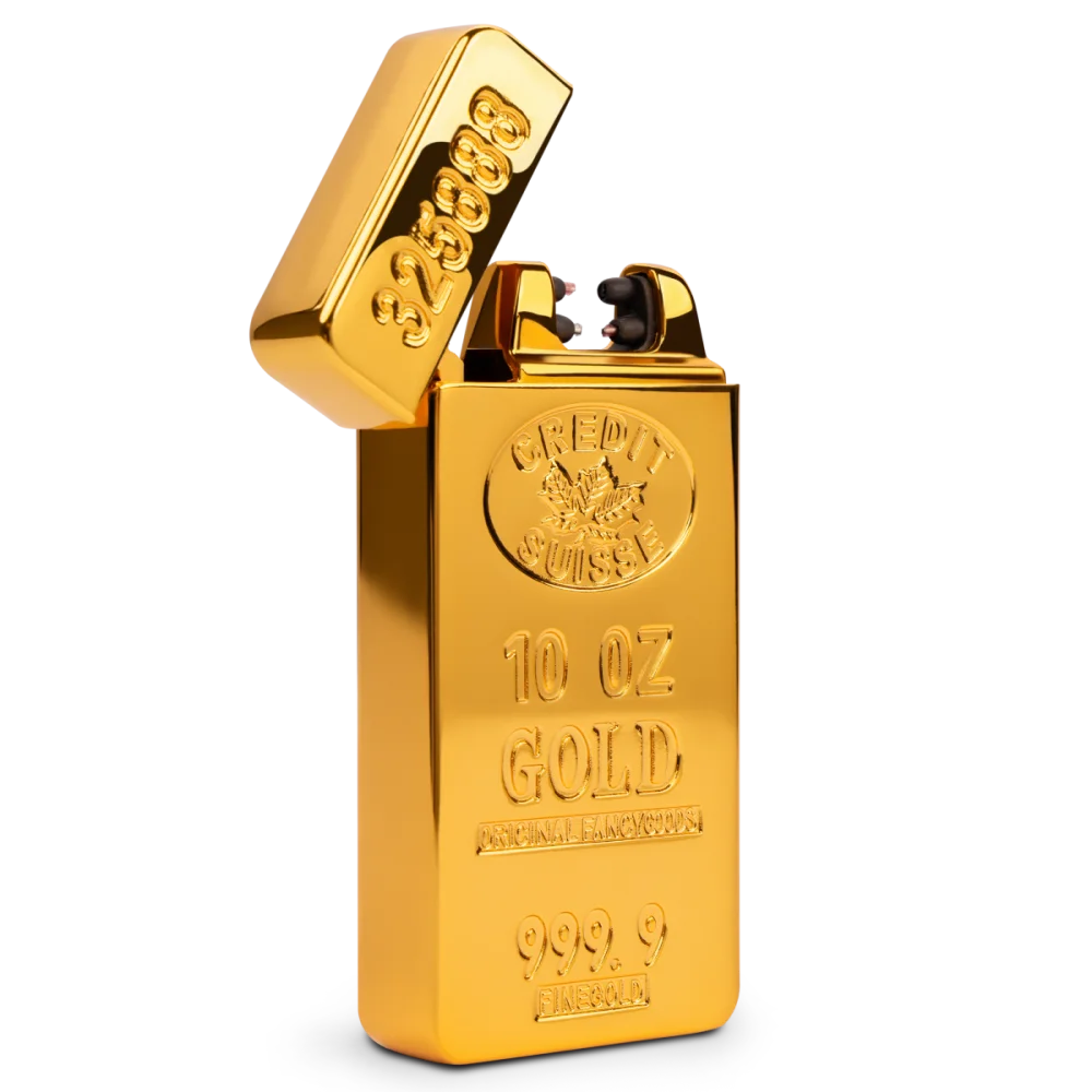 24K Gold Bullion Electric Arc Lighter | Goldgenie
