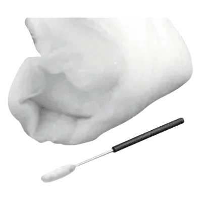 Swab material for brush plating probe end - Goldgenie