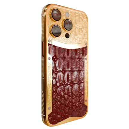 Brown Croc Elite iPhone 16 Pro & Pro Max - Order now - Goldgenie