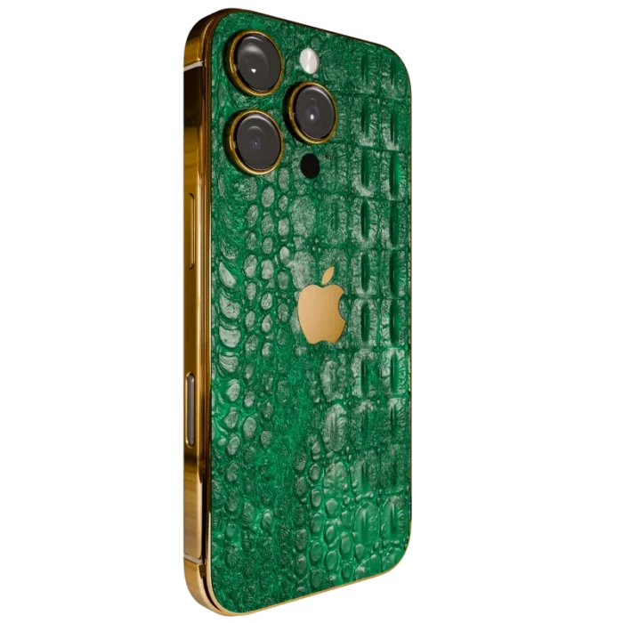 Green Croc Elite iPhone 16 Pro & Pro Max - Order now - Goldgenie