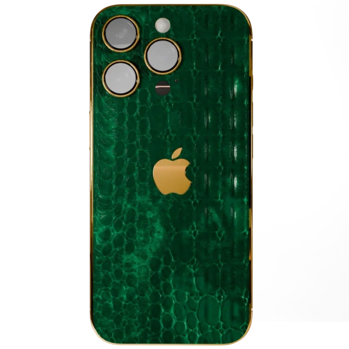 Green Croc Elite iPhone 16 Pro & Pro Max - Order now - Goldgenie