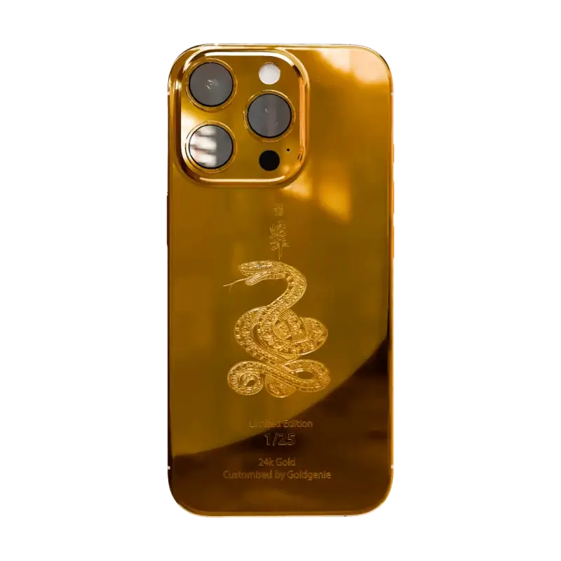 24K Gold iPhone 17 Pro Max | Luxury Gold iPhone by Goldgenie®