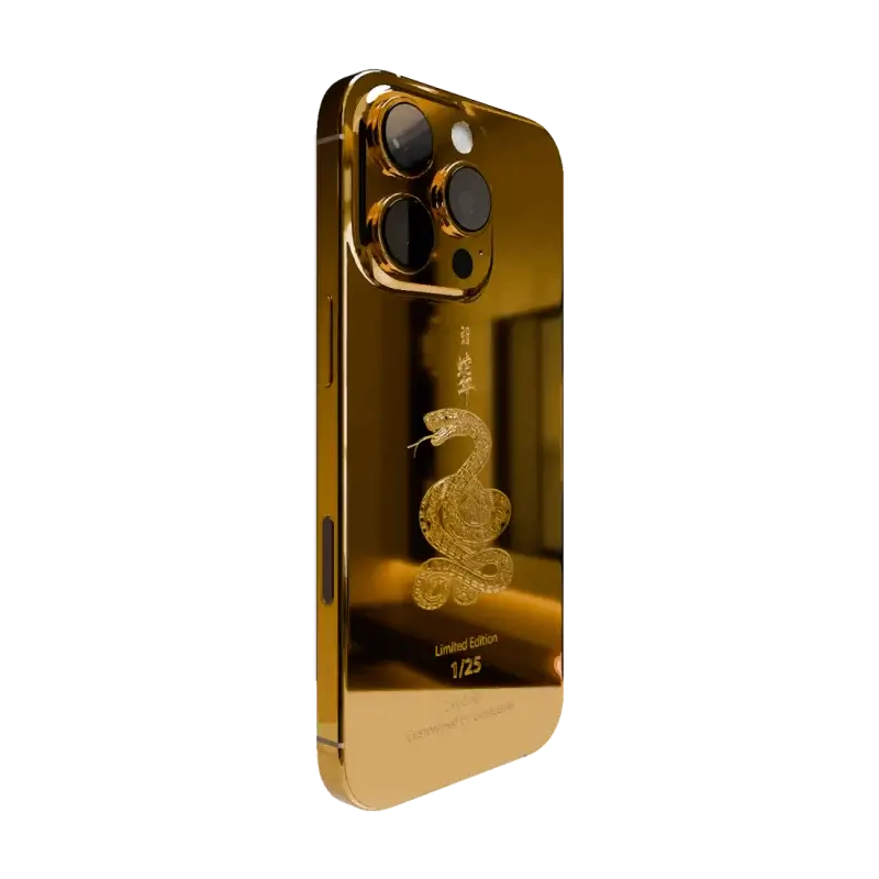 24K Gold iPhone 17 Pro Max | Luxury Gold iPhone by Goldgenie®